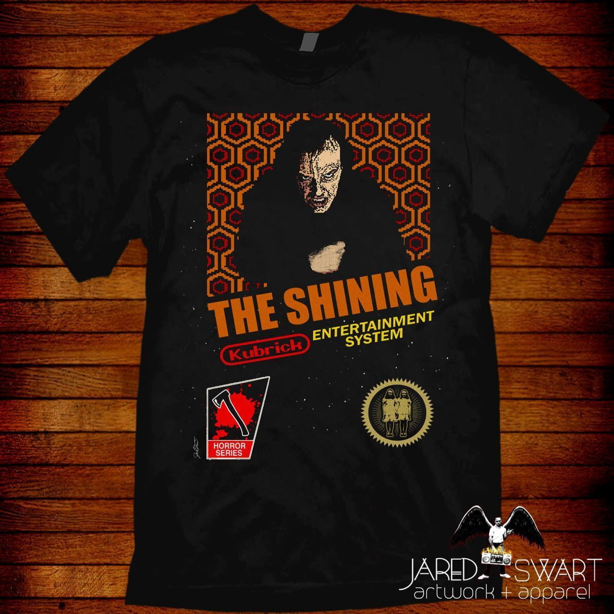 NES T-shirt The Shining parody nintendo Kubrick 1980 horror movie ...