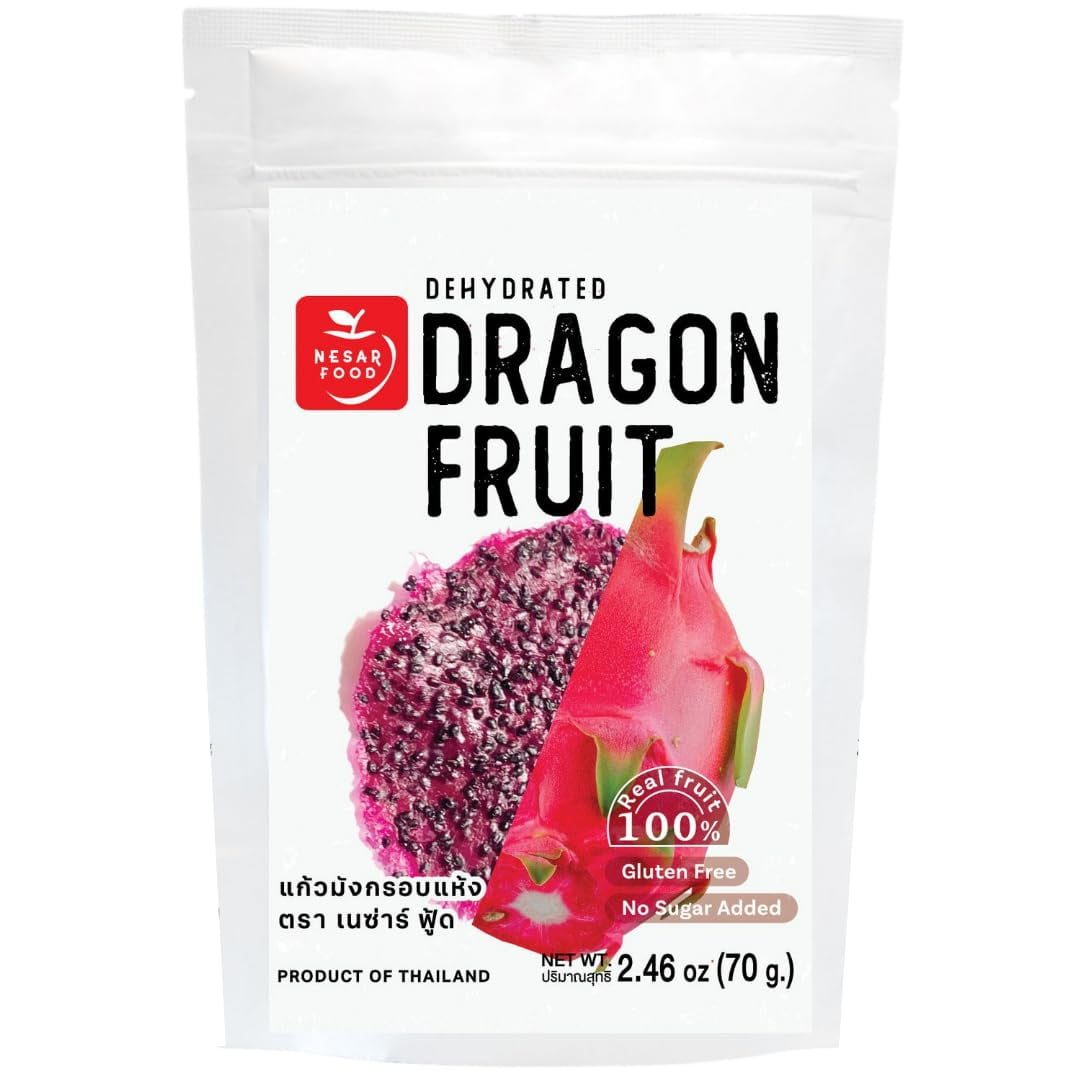 NESAR FOOD Premium dried RE32 dragon fruit, Dehydrated Dragon Fruit 100 ...