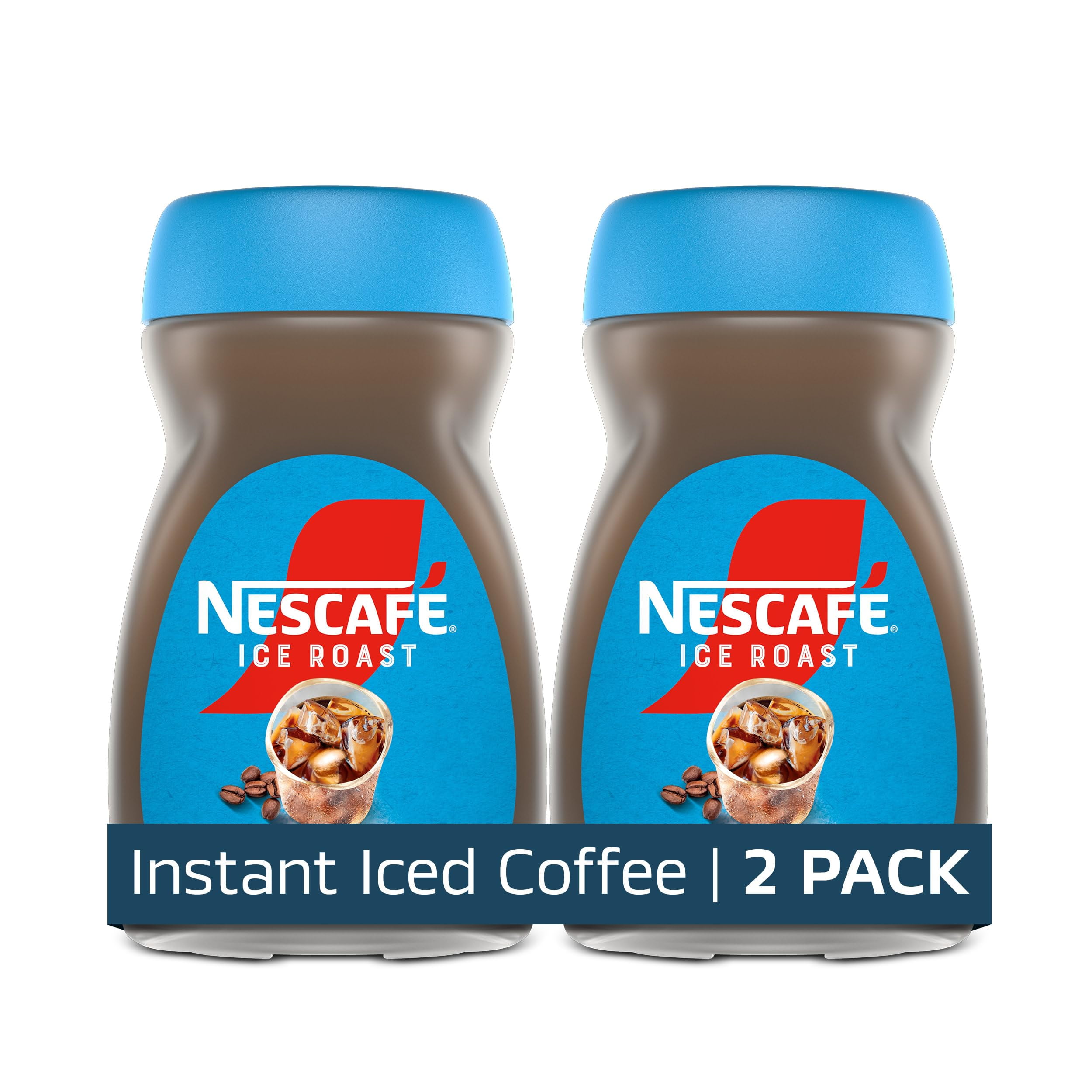 NESCAFÉ Ice Roast, Instant Iced Coffee, 2 Jars (6 Oz Each) - Walmart.com