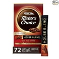 NESCAFE Taster's Choice, House Blend Light Medium Roast Instant Coffee ...