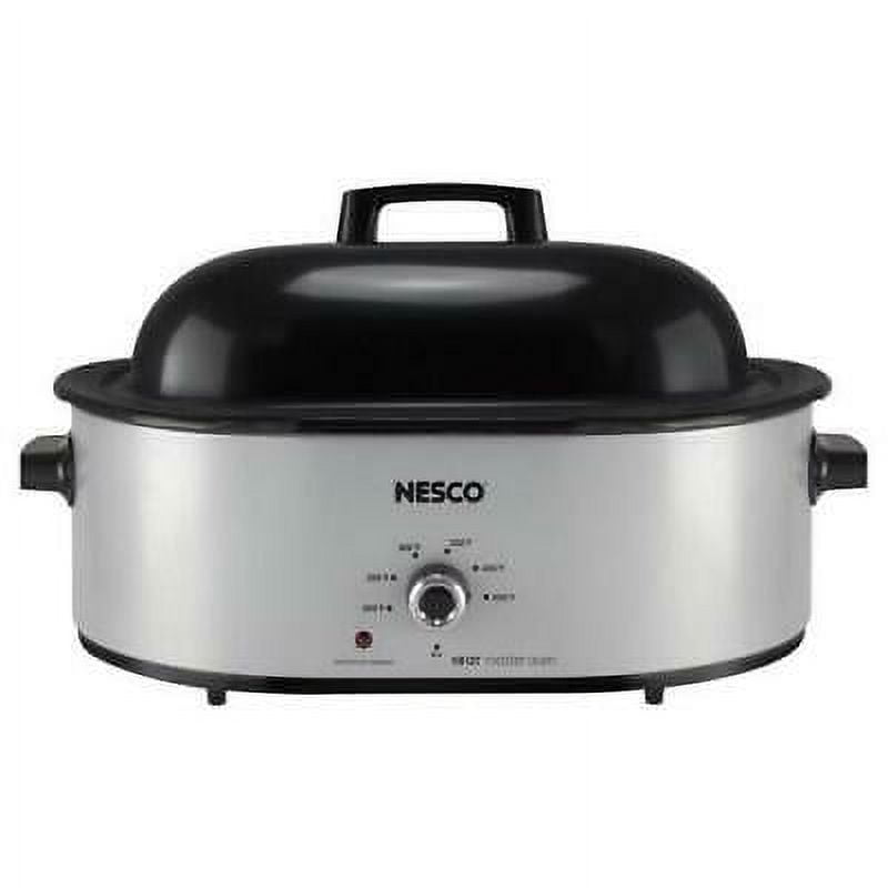 NESCO 18 Qt Electric Roaster Oven, 1450 Watt, Versatile Cooker for ...