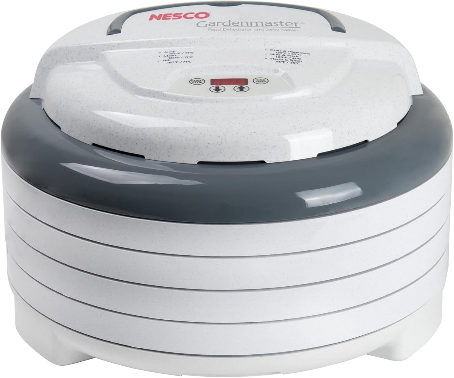 NESCO Gardenmaster Digital Pro Food dehydrator, 4 Trays, White ...