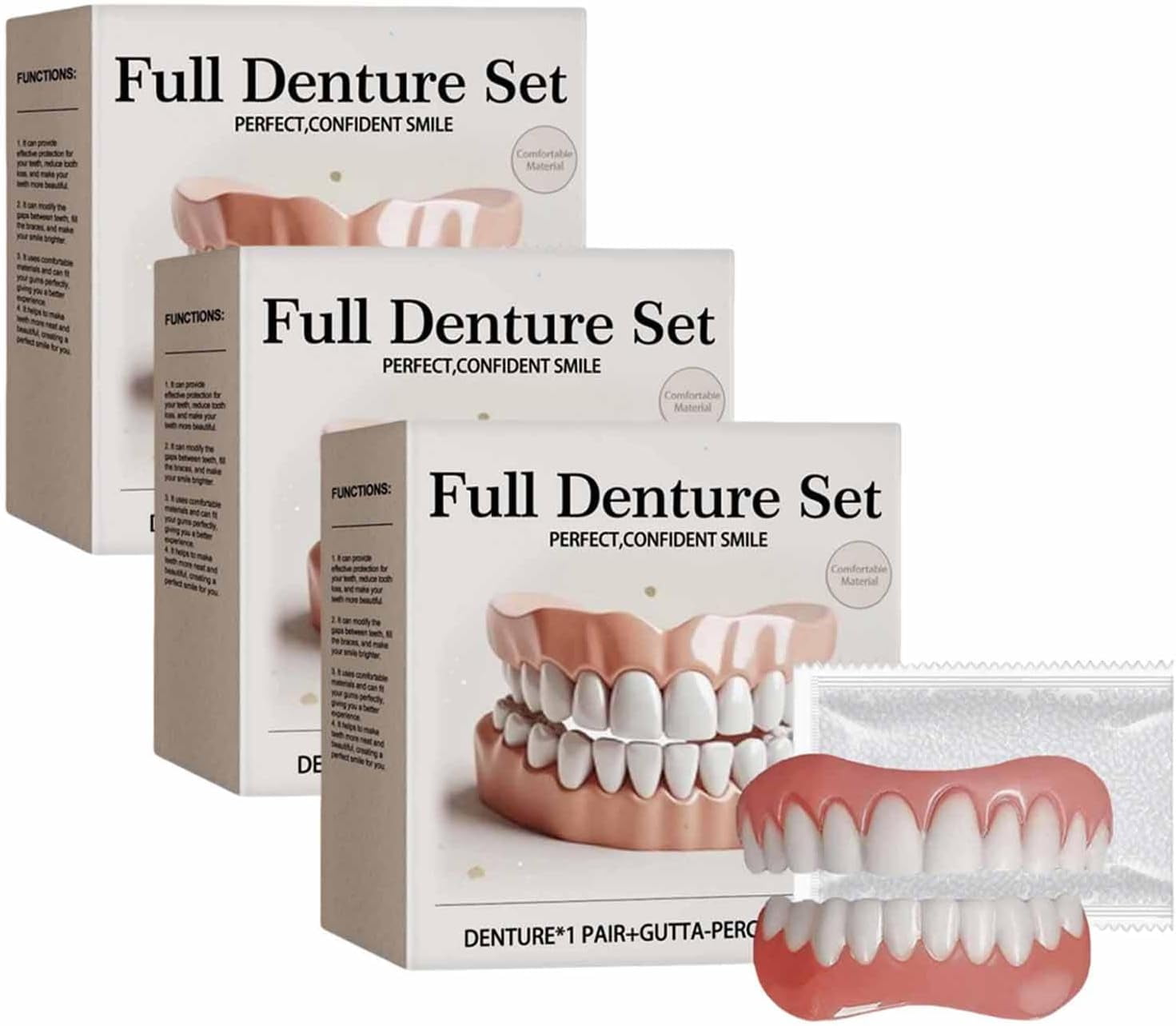 NESLEMY Advanced Customized Full Denture Set, Neslemy for Dentures ...