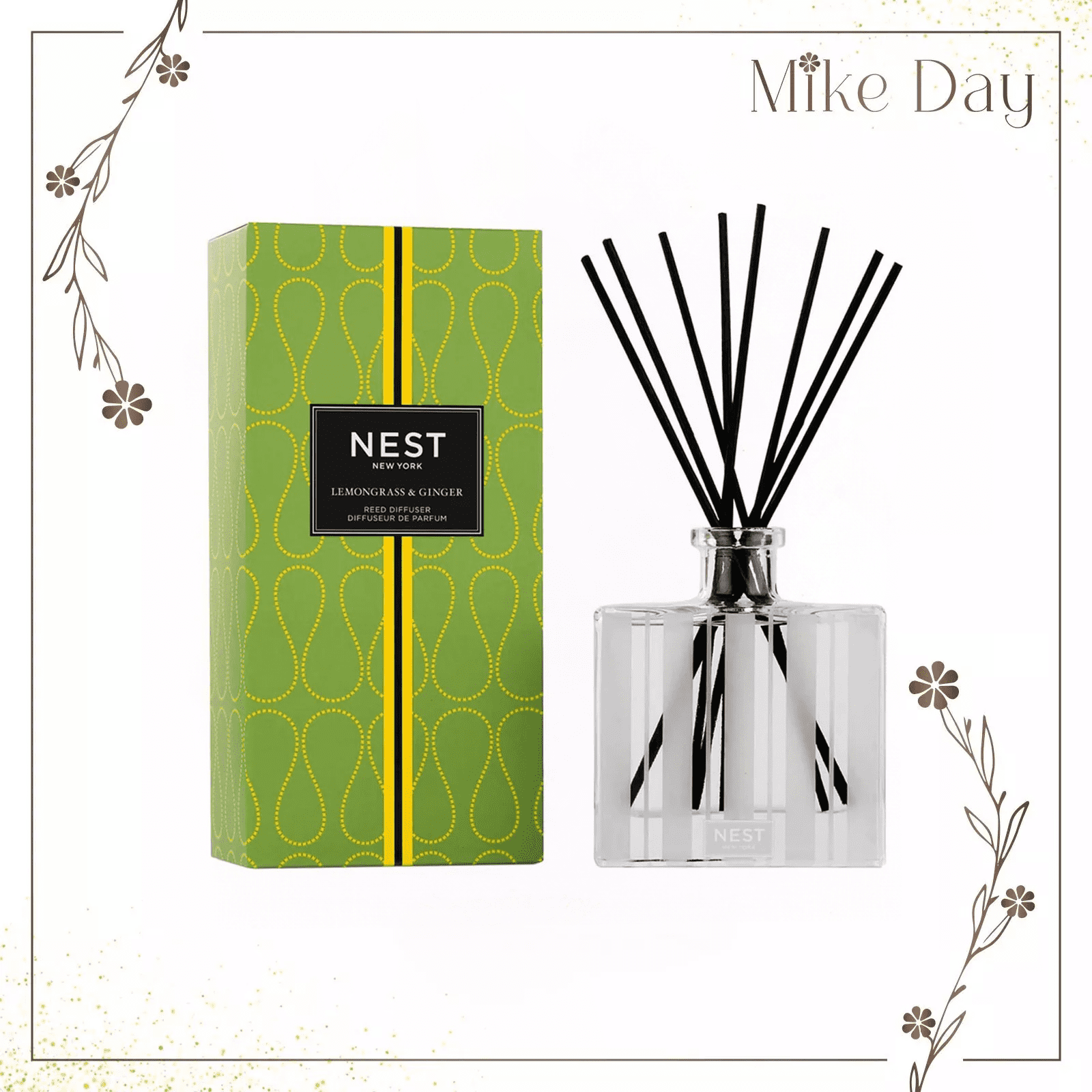 NEST Fragrances Lemongrass & Ginger Reed Diffuser, 175ml Brand New in ...