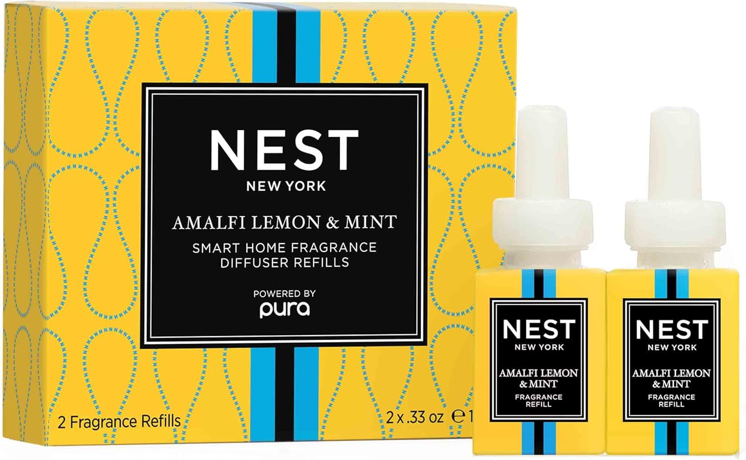 NEST New York Smart Home Fragrance Diffuser 2 Refill Vials - Amalfi ...