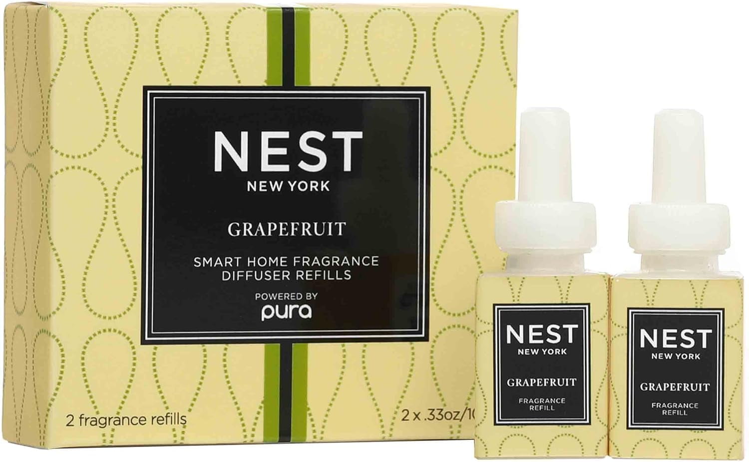 NEST New York Smart Home Fragrance Diffuser 2 Refill Vials - Grapefruit ...