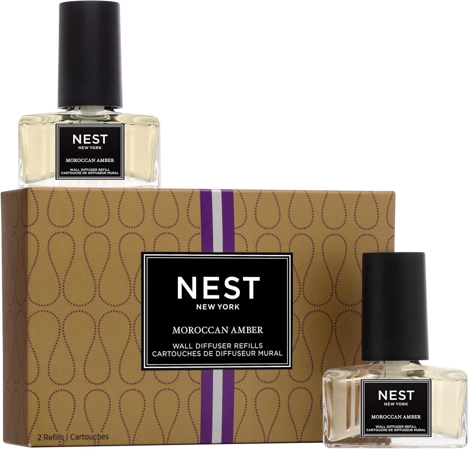 NEST New York Wall Diffuser 2 Refill Vials - Moroccan Amber - Walmart.com