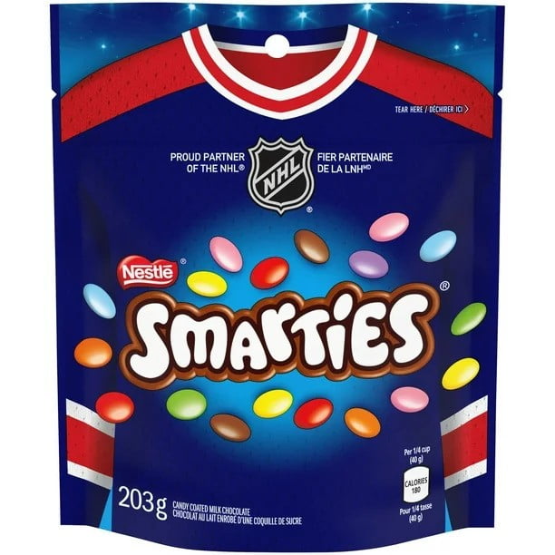 NESTLÉ SMARTIES Candy Coated Milk Chocolate 203 g Pouch - Walmart.com