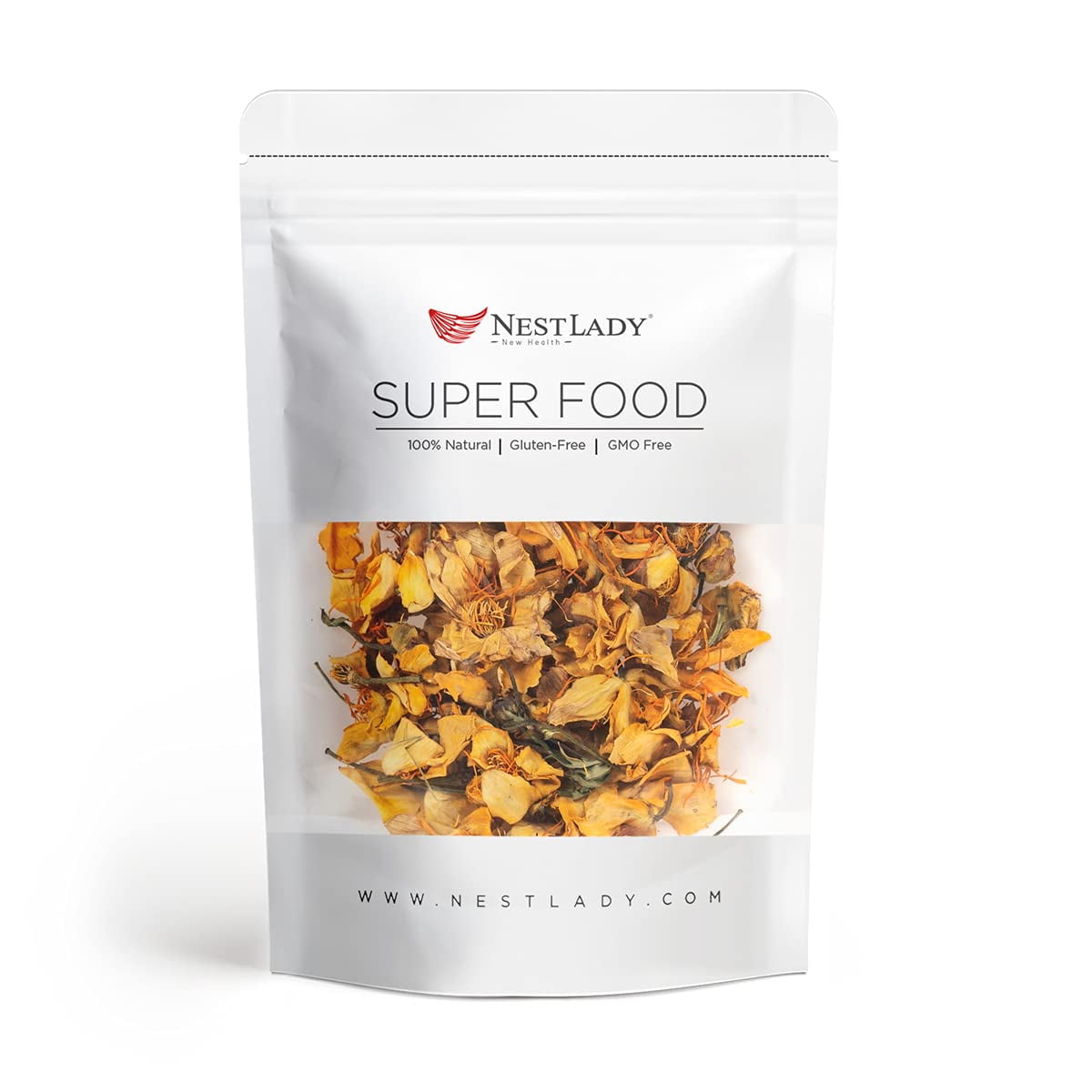 NESTLADY Dried Asian Globeflower (Trollius asiaticus), Dried Flower Tea ...