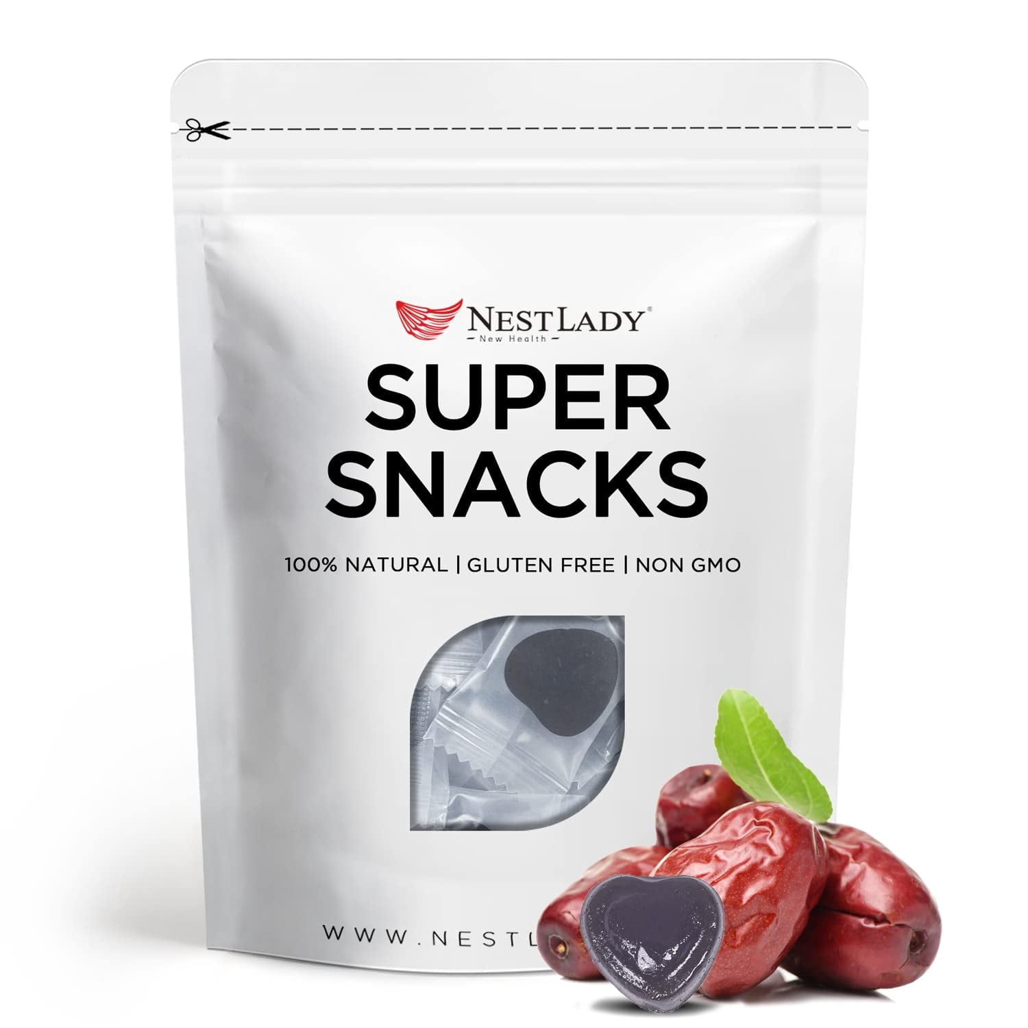 NESTLADY Red Date Juice Gummy Soft Candy, for Adults and Children to ...