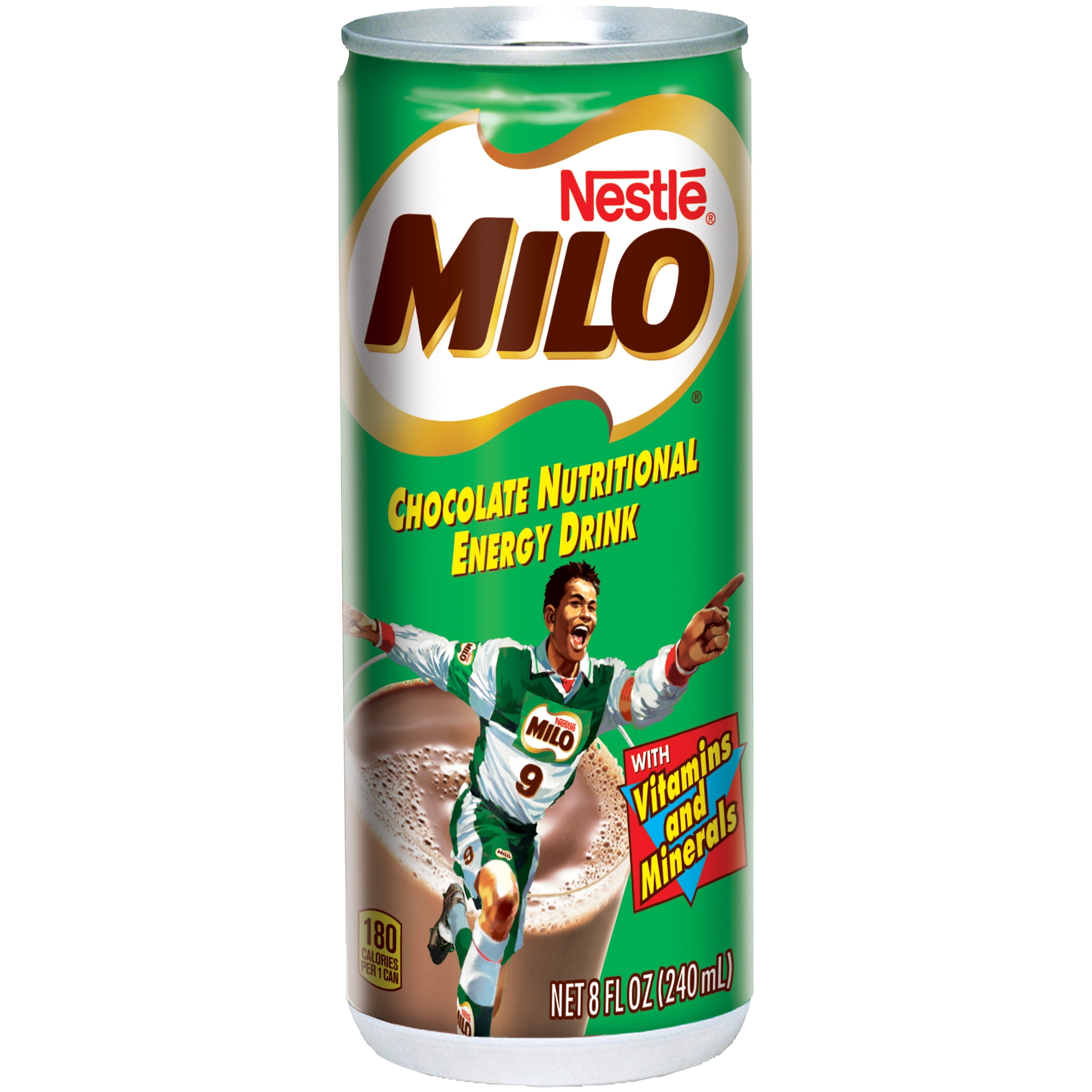 NESTLE MILO Chocolate Nutritional Energy Drink 24, 8 fl. oz. Cans ...
