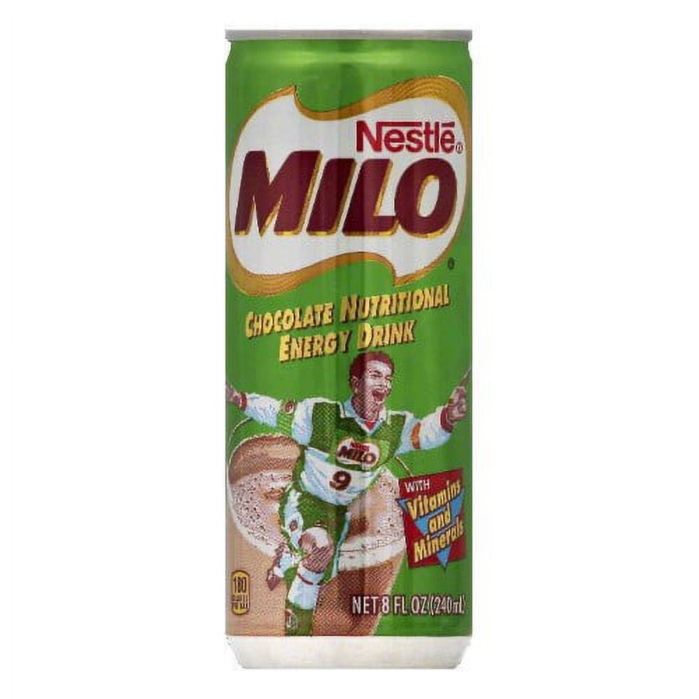NESTLE MILO Chocolate Nutritional Energy Drink (Pack of 12) - Walmart.com