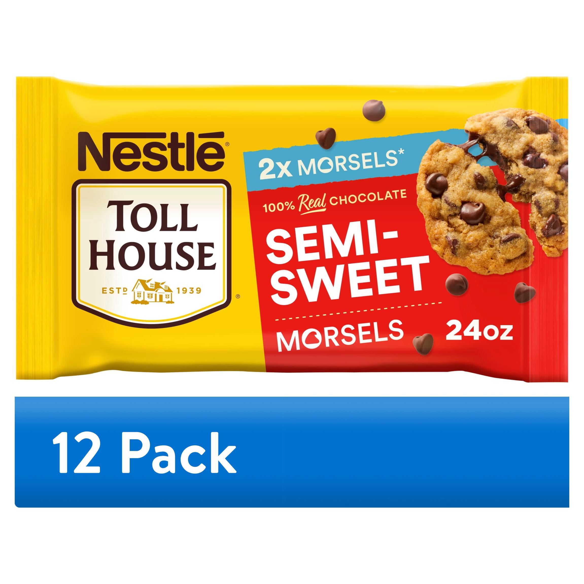 (12 pack) Nestle Toll House Semi Sweet Chocolate Regular Baking Chips ...