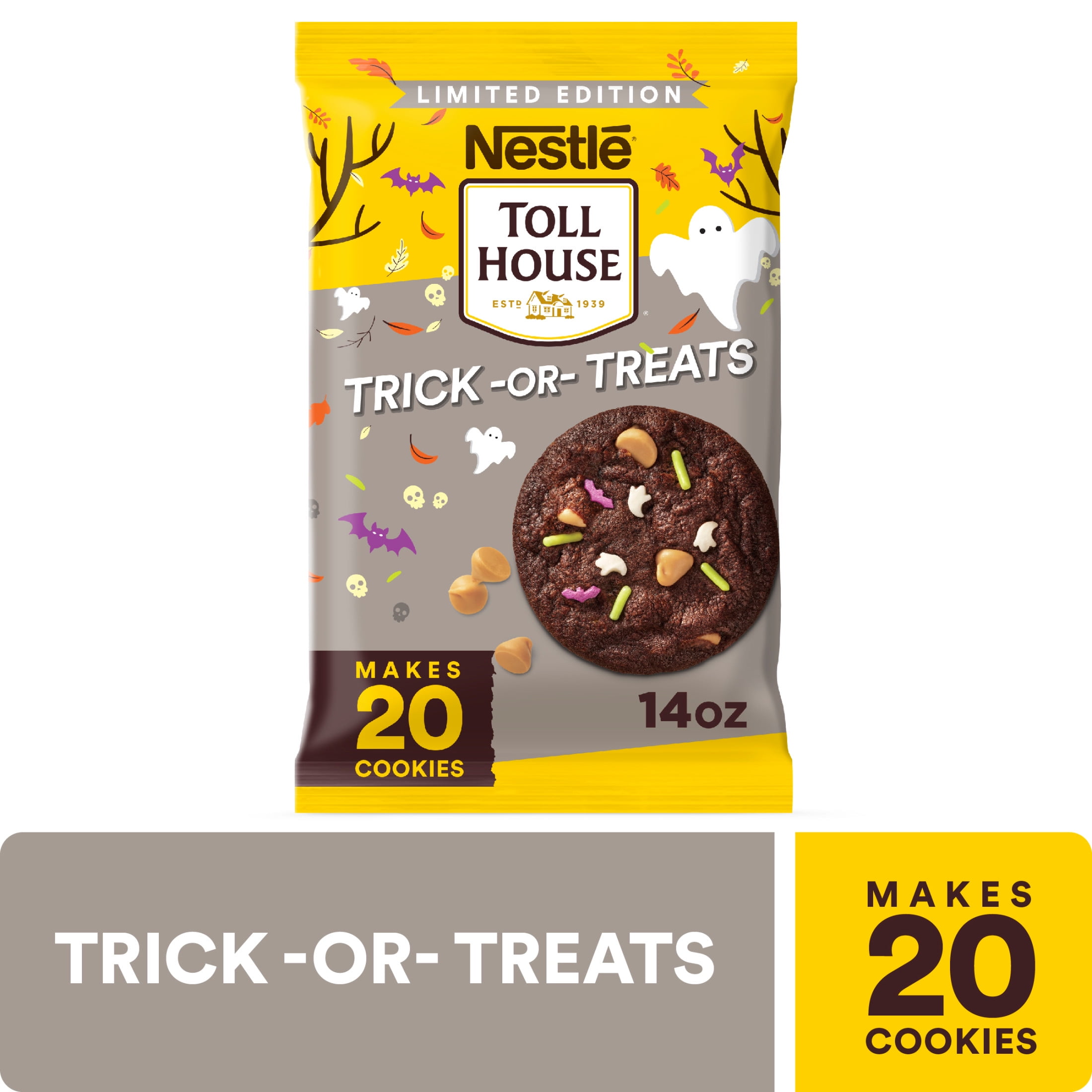 Nestle Toll House Trick-or-Treats Chocolate Cookie Dough, Limited ...