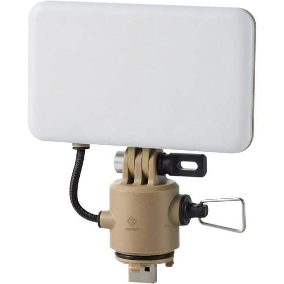 NESTOUT Outdoor Camping LED Panel Flashlight w/ Mini Tripod, Dimmable ...