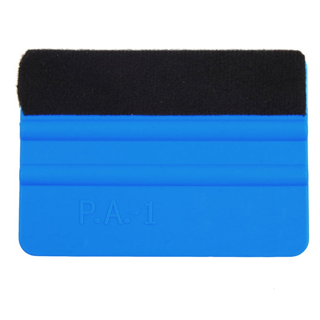 NESZZMIR Blue Plastic Felt Edge Squeegee Car Vinyl Wrap Application ...