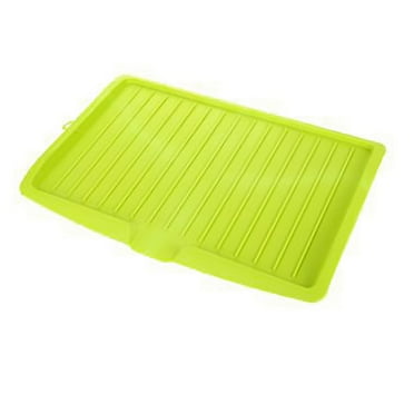 Rubbermaid Antimicrobial Dish Drain Board, Drying Mat, Large, Oyster ...