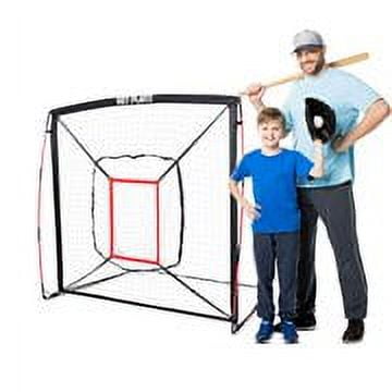 NET PLAYZ 5' x 5' Baseball & Softball Practice Hitting & Pitching Net ...