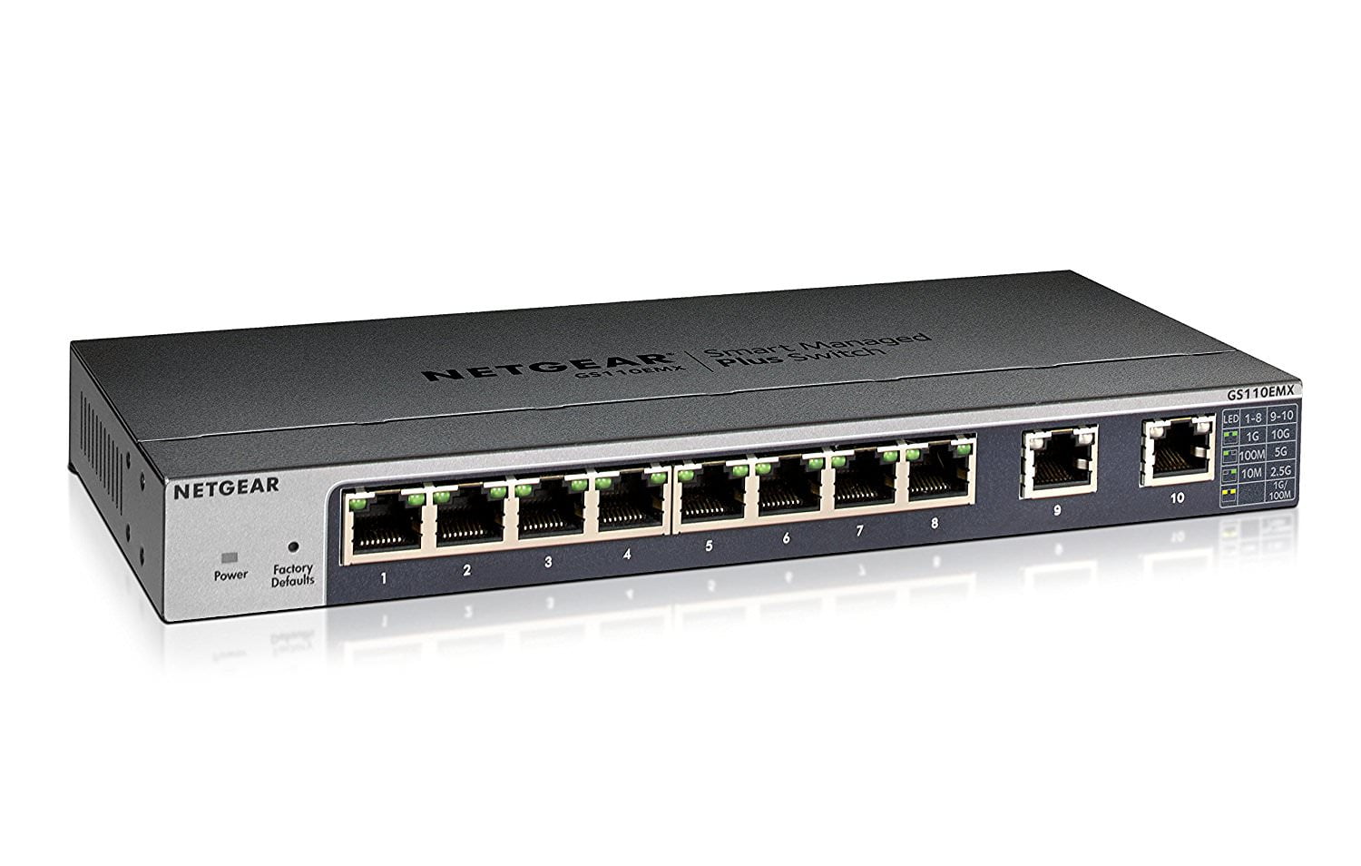 NETGEAR 10-Port Gigabit/10G Ethernet Smart Managed Plus Switch ...