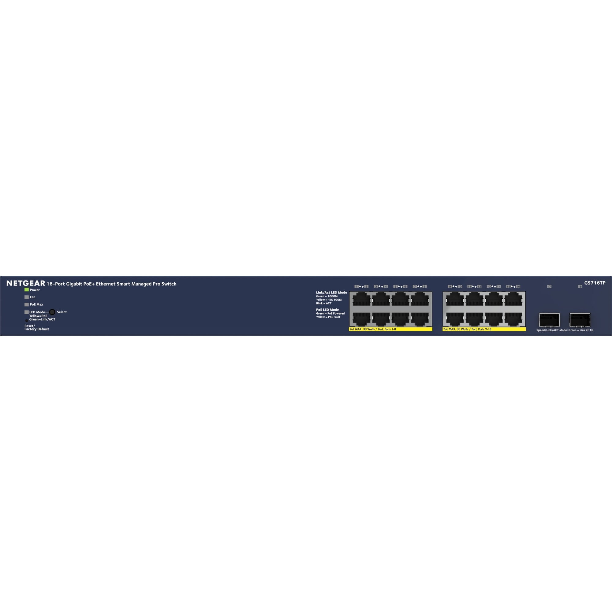 Netgear GS716TP Ethernet Switch - Walmart.com