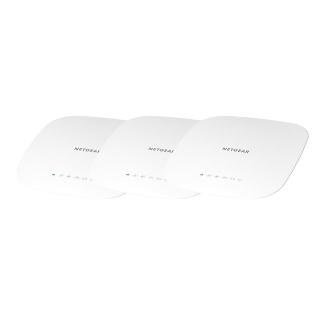 NETGEAR 3-Pack Insight Managed Smart Cloud Tri-Band 4x4 Wireless Access ...