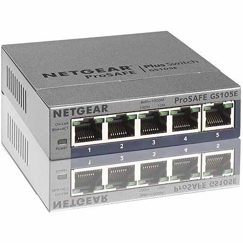 NETGEAR Fast Ethernet 5-Port Gigabit Smart Managed Plus Network Switch ...
