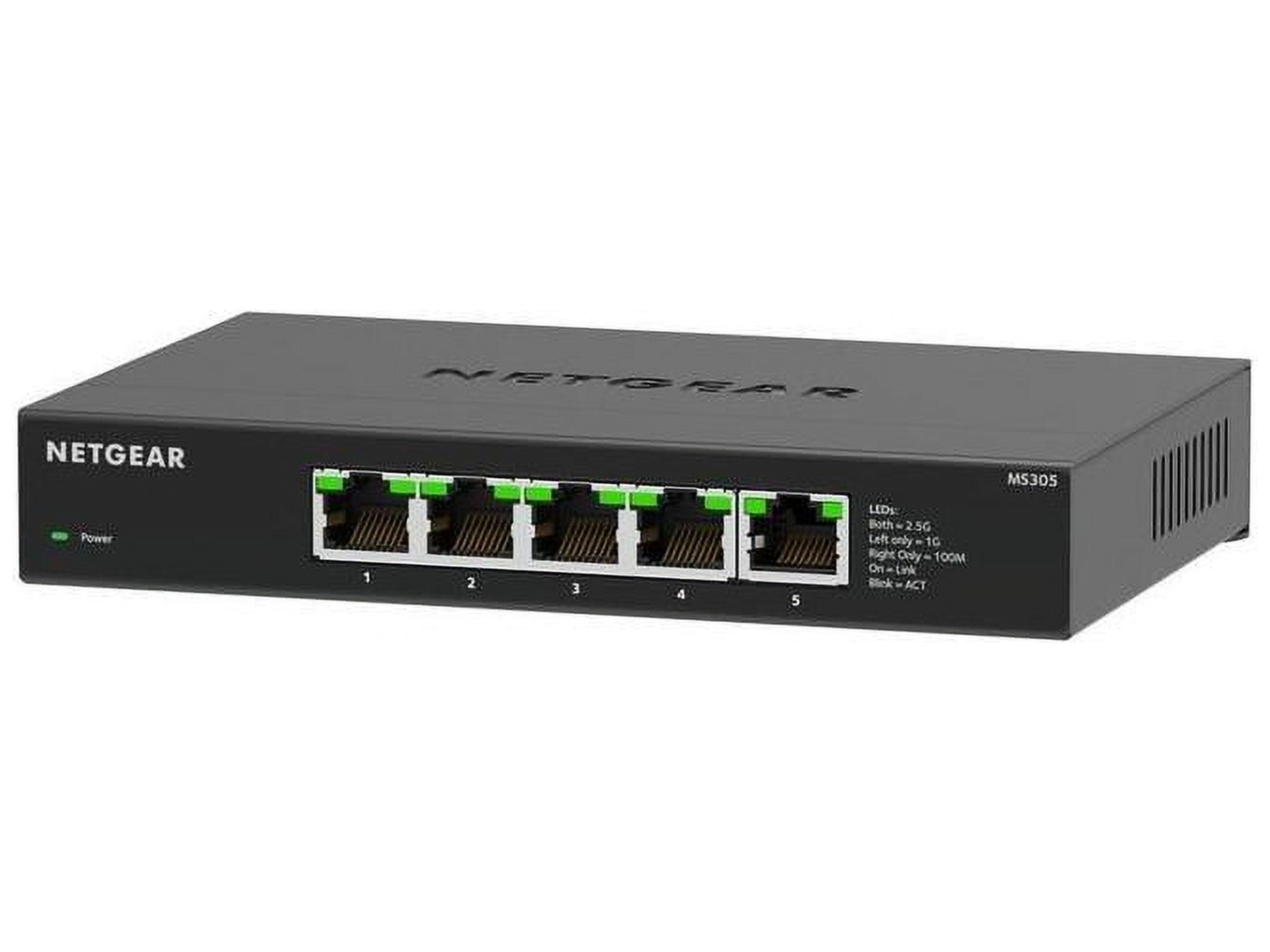 NETGEAR 5-Port Multi-Gigabit Ethernet Unmanaged Network Switch (MS305 ...