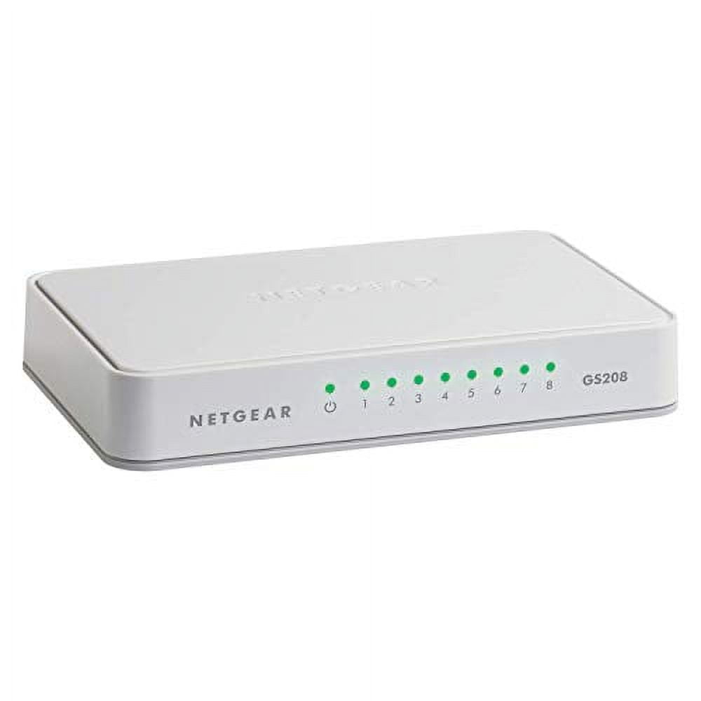 NETGEAR 8-Port Gigabit Ethernet Unmanaged Switch (GS208) - Desktop or ...