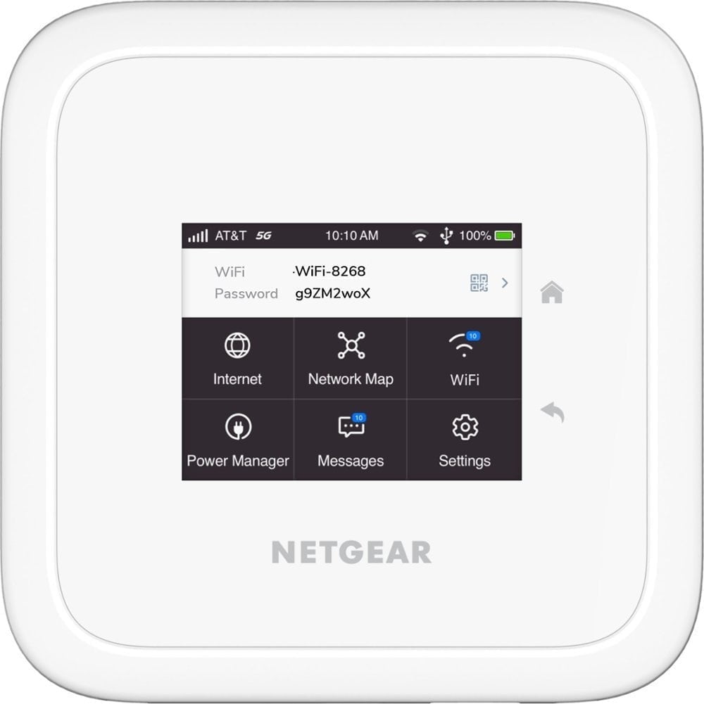 NETGEAR - Nighthawk M6 5G WiFi 6 Hotspot (AT&T Unlocked) - White ...