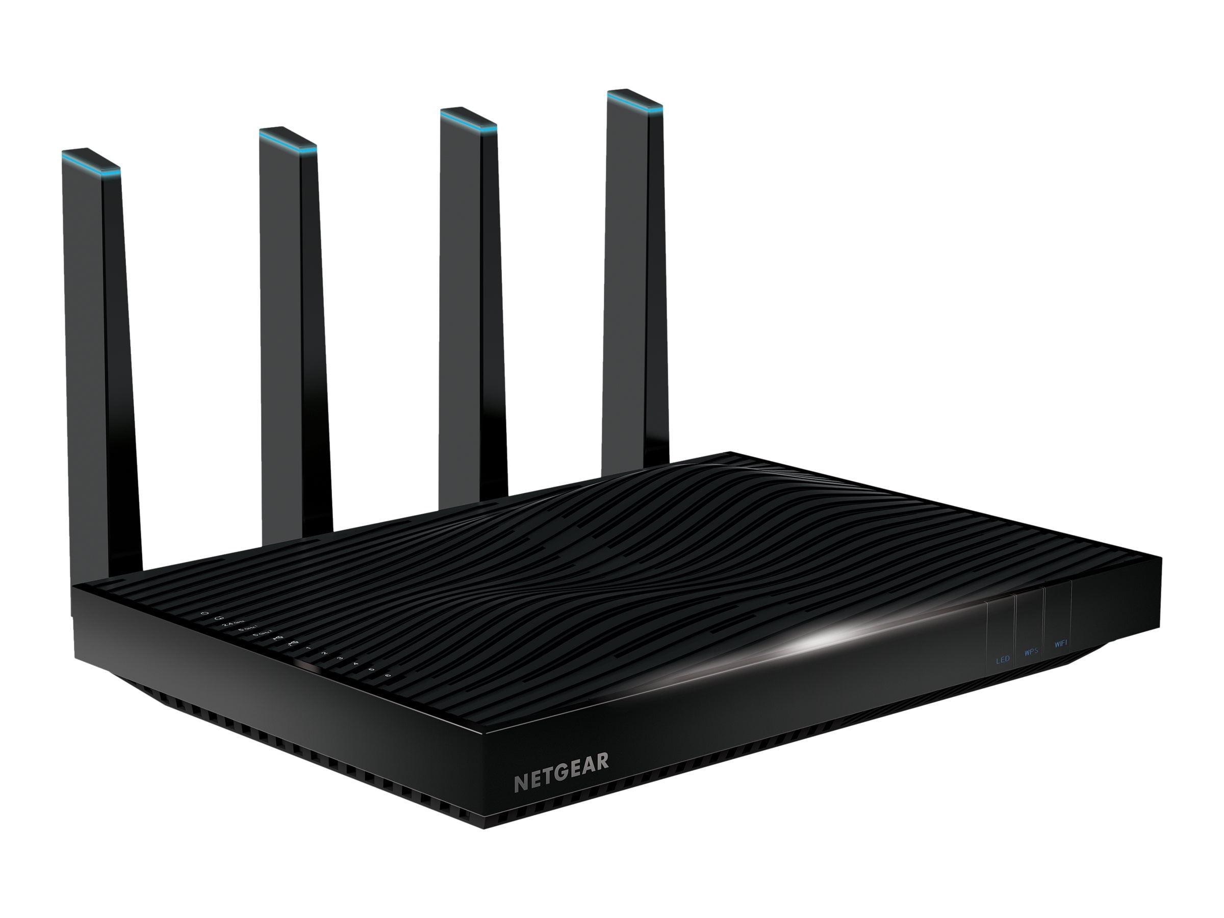 NETGEAR Nighthawk X8 - Wireless router - 6-port switch - GigE - Wi-Fi 5 ...