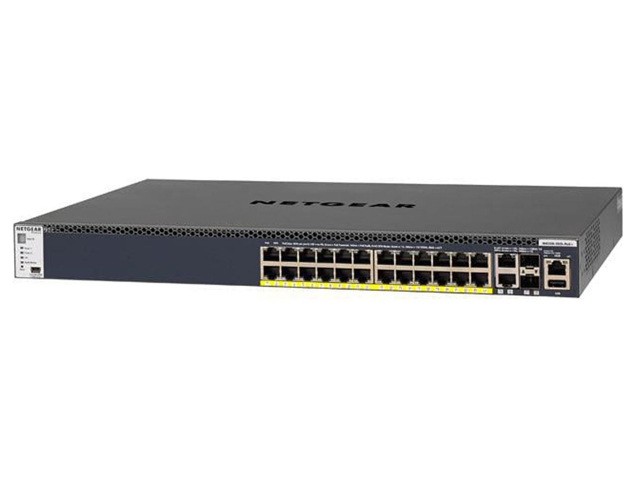 NETGEAR ProSAFE Intelligent Edge M4300-28G-PoE+ 550W Stackable 1G L3 ...