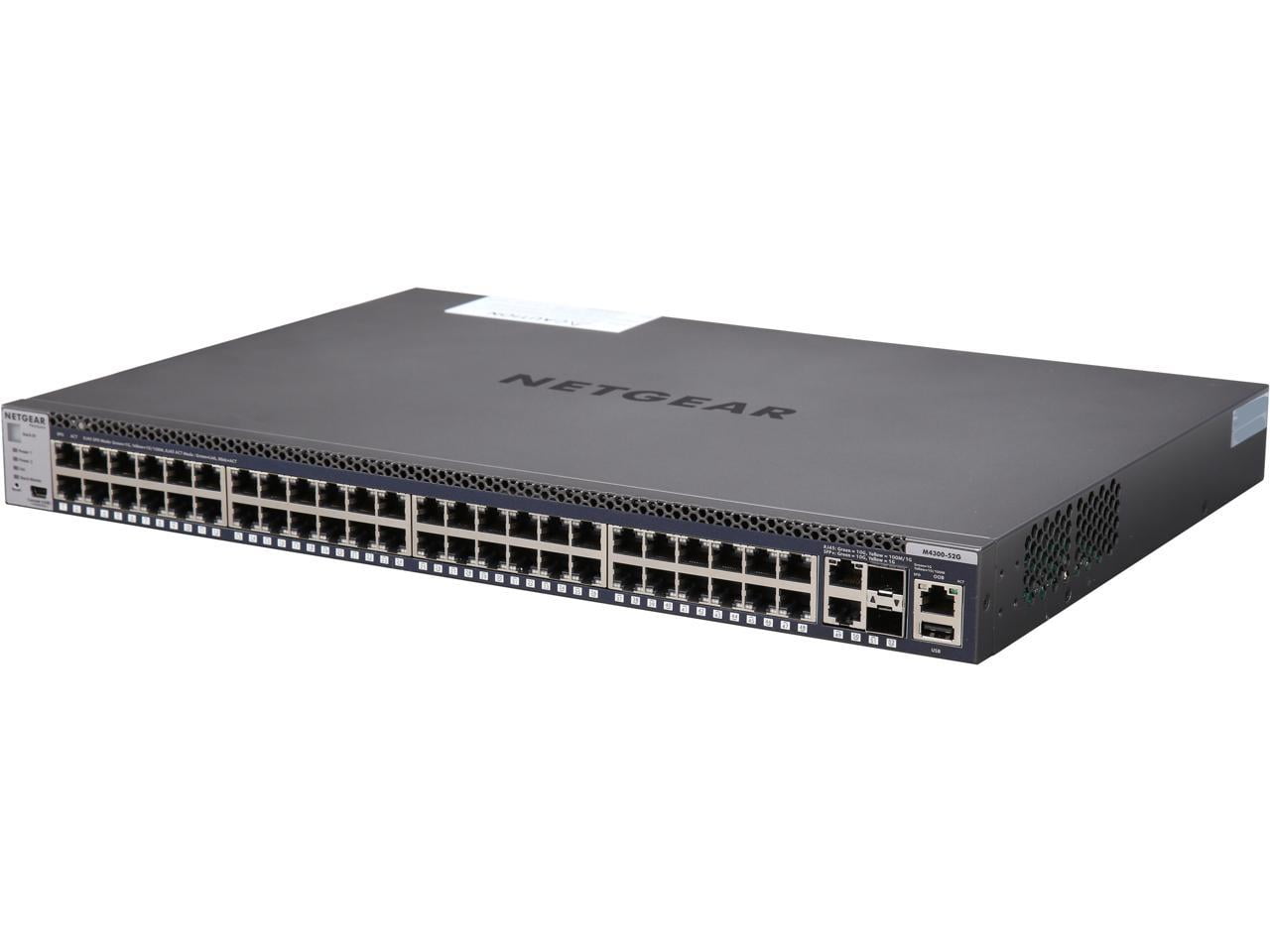 NETGEAR ProSAFE M4300-52G - switch - 52 ports - managed - rack ...