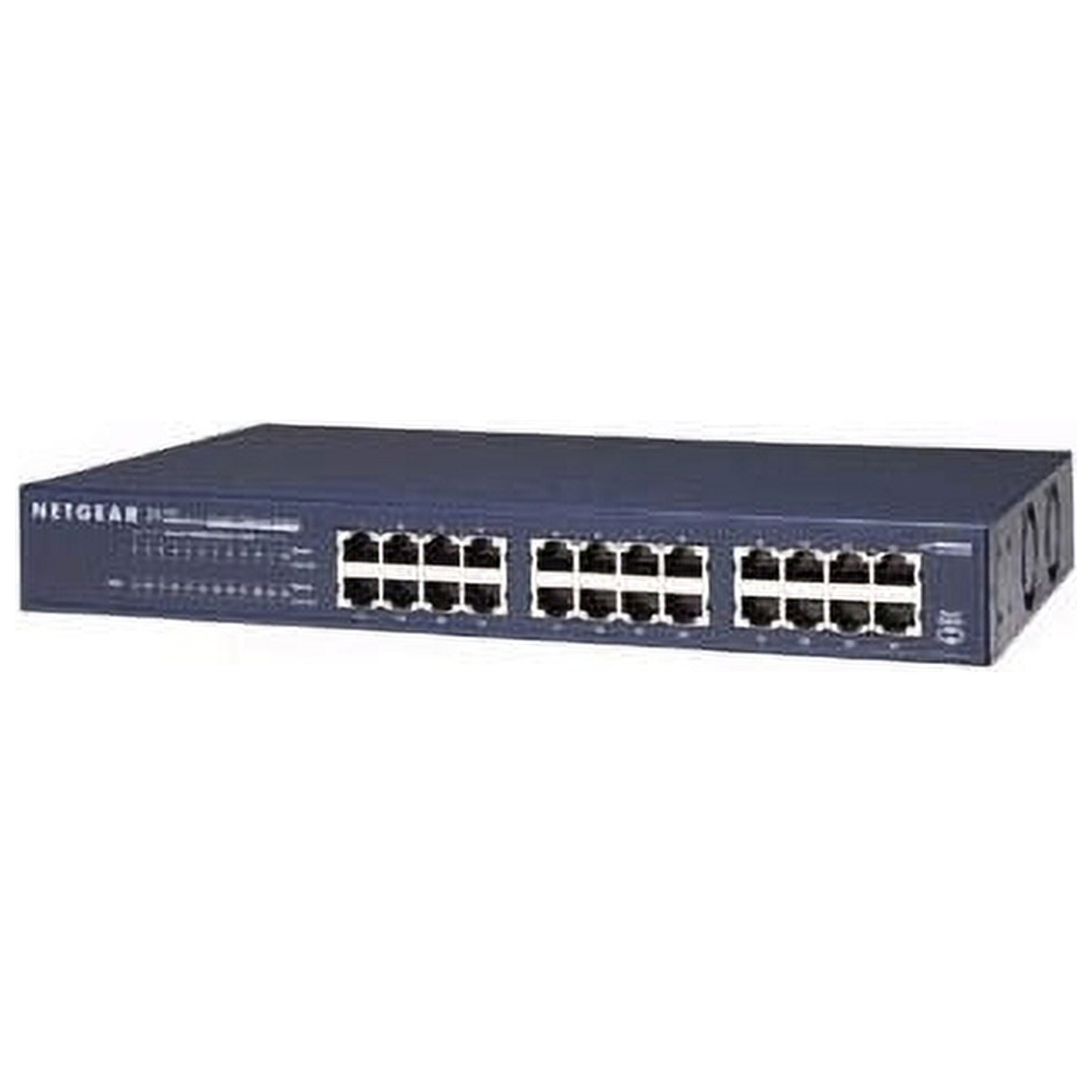 NETGEAR 24-Port Fast Gigabit Power Network Internet Ethernet Unmanaged ...