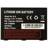 NETGEAR Rechargeable Li-ion 4,020mAh OEM Battery (W-6) for NETGEAR ...