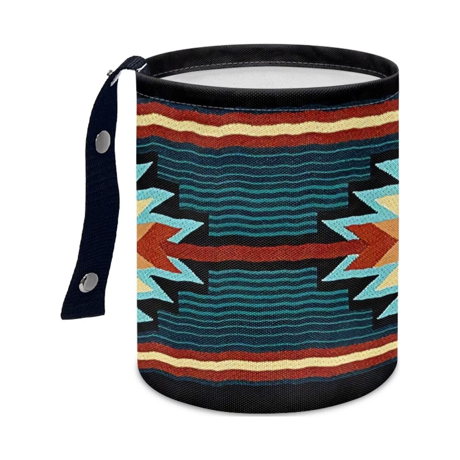 NETILGEN Abstract Aztec Tribe Geometry Small Car Trash Bin Side Door ...