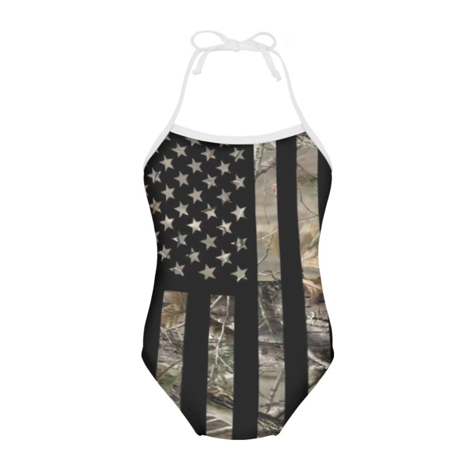 NETILGEN American Flag Summer Beach Toddler Bikini Swimsuit, Quick Dry ...
