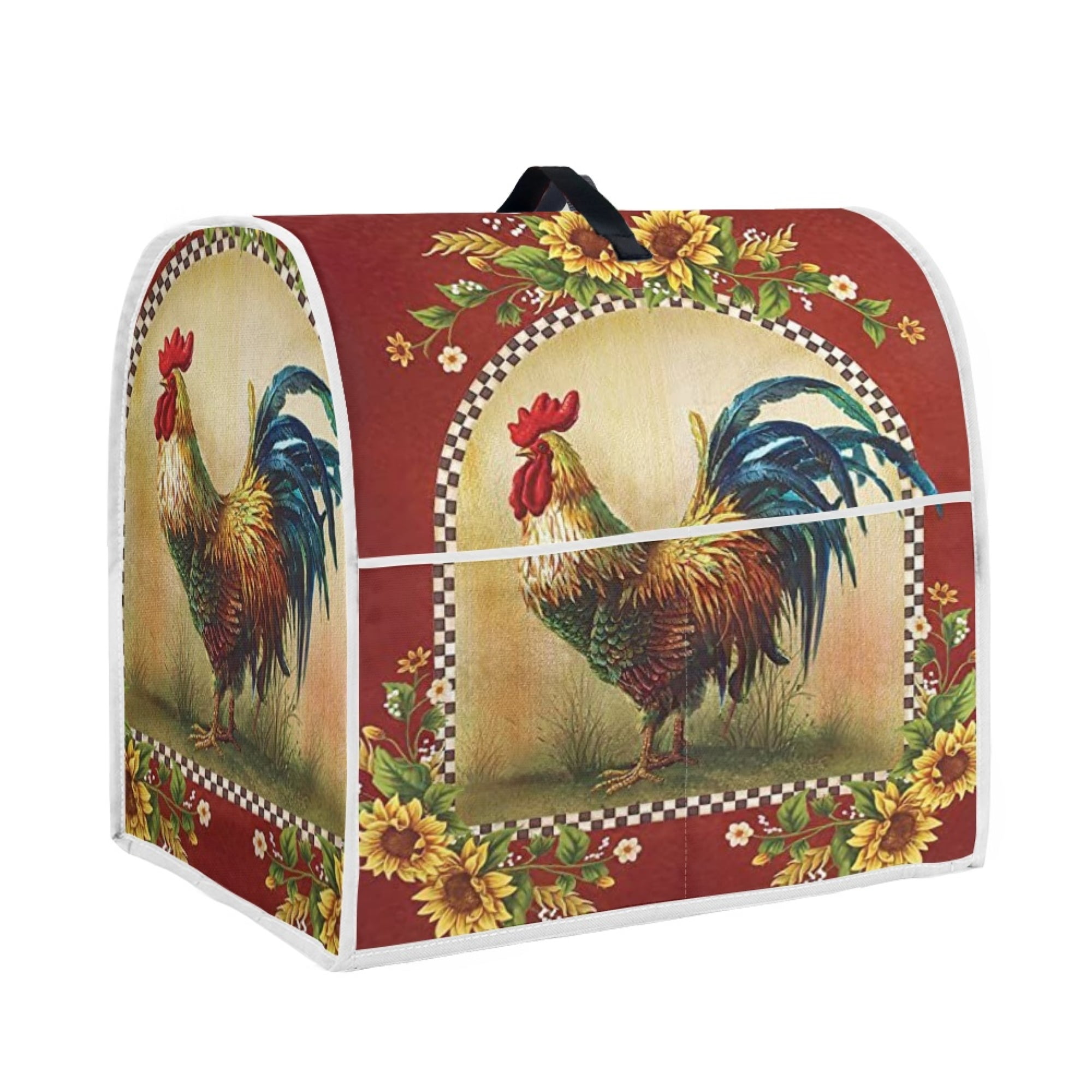 NETILGEN Blender Cover Colorful Rooster Washable Stand Mixer Juicer ...