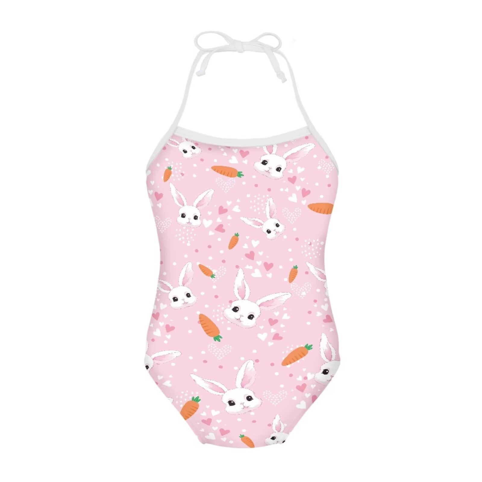NETILGEN Carrot Rabbit Cute Swimsuits One Piece Kids, Skin-Friendly ...