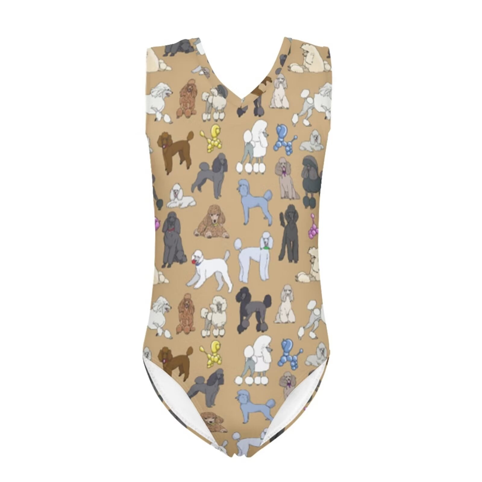 NETILGEN Dogs Pattern One Piece Bathing Suits for Girls, Comfortable ...