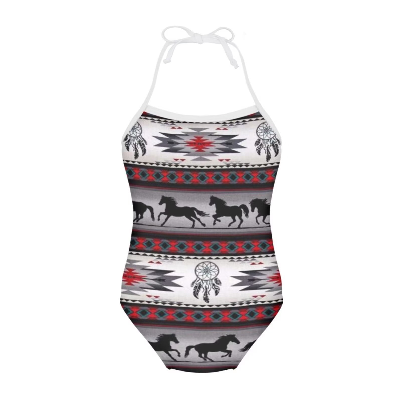NETILGEN Dream Catcher Kids Bikini Beach Summer, One Piece Bathing Suit ...