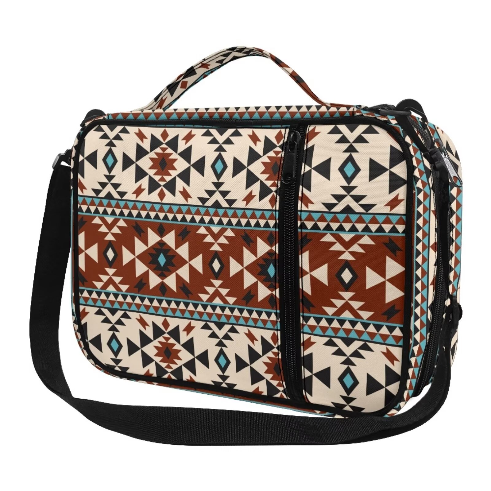 NETILGEN Ethnic Aztec Tribe Design BiBle Cover Bag with Strap for Boys ...