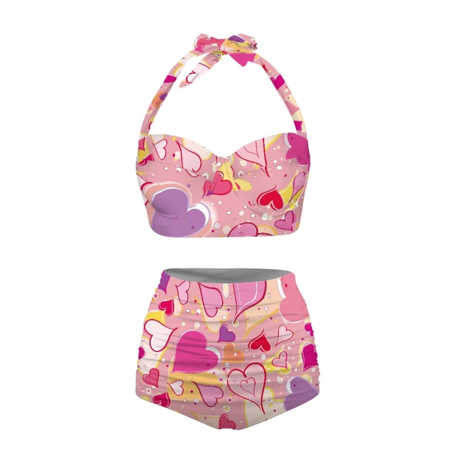 NETILGEN Fascinating Heart Ladies Swimsuit Coverup Light & Thin, Soft ...