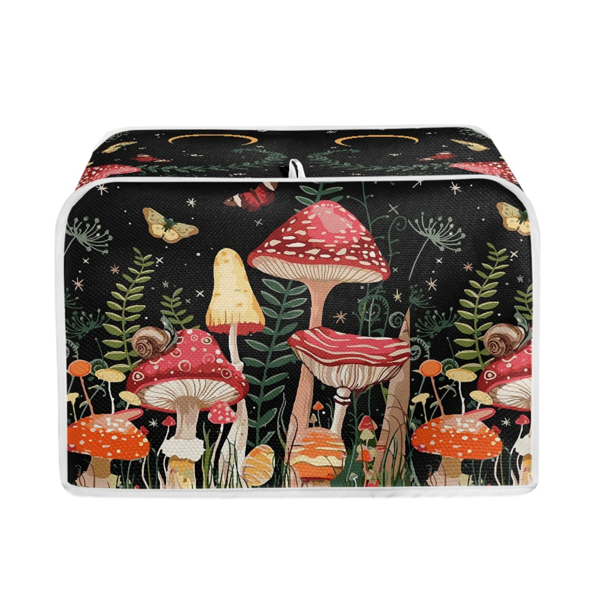 NETILGEN Night Aesthetic Mushroom Toaster Covers 2 Slice Wear-Resistant ...