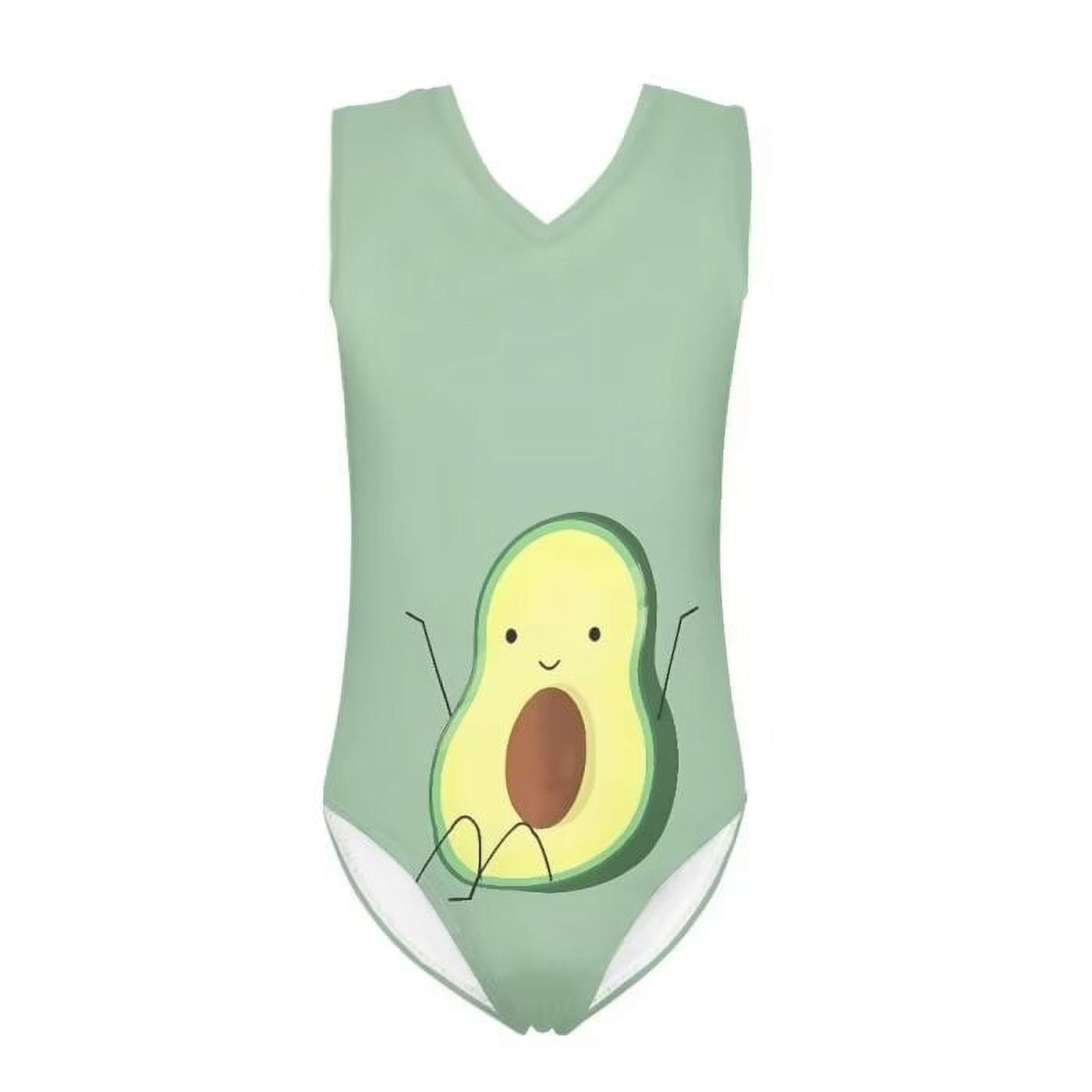 NETILGEN Skin-Friendly Cartoon Avocado Kids Sleeveless Swim Shirt ...