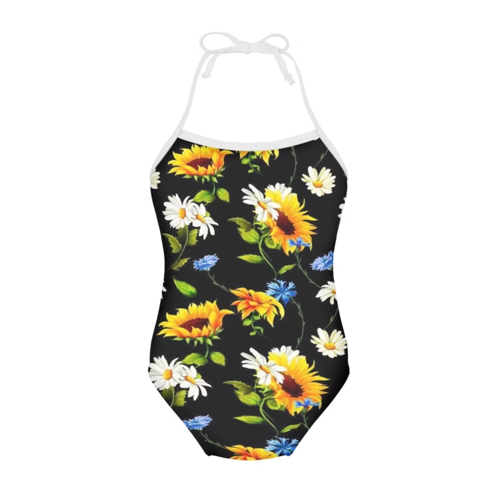 NETILGEN Sunshine Sunflowers Kids Swimsuits for Girls Bikini, Quick Dry ...