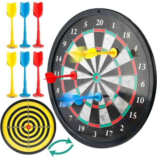 NETNEW Magnetic Dart Board Set for Kids & Adults, Excellent Indoor Game and Party Activity with ...
