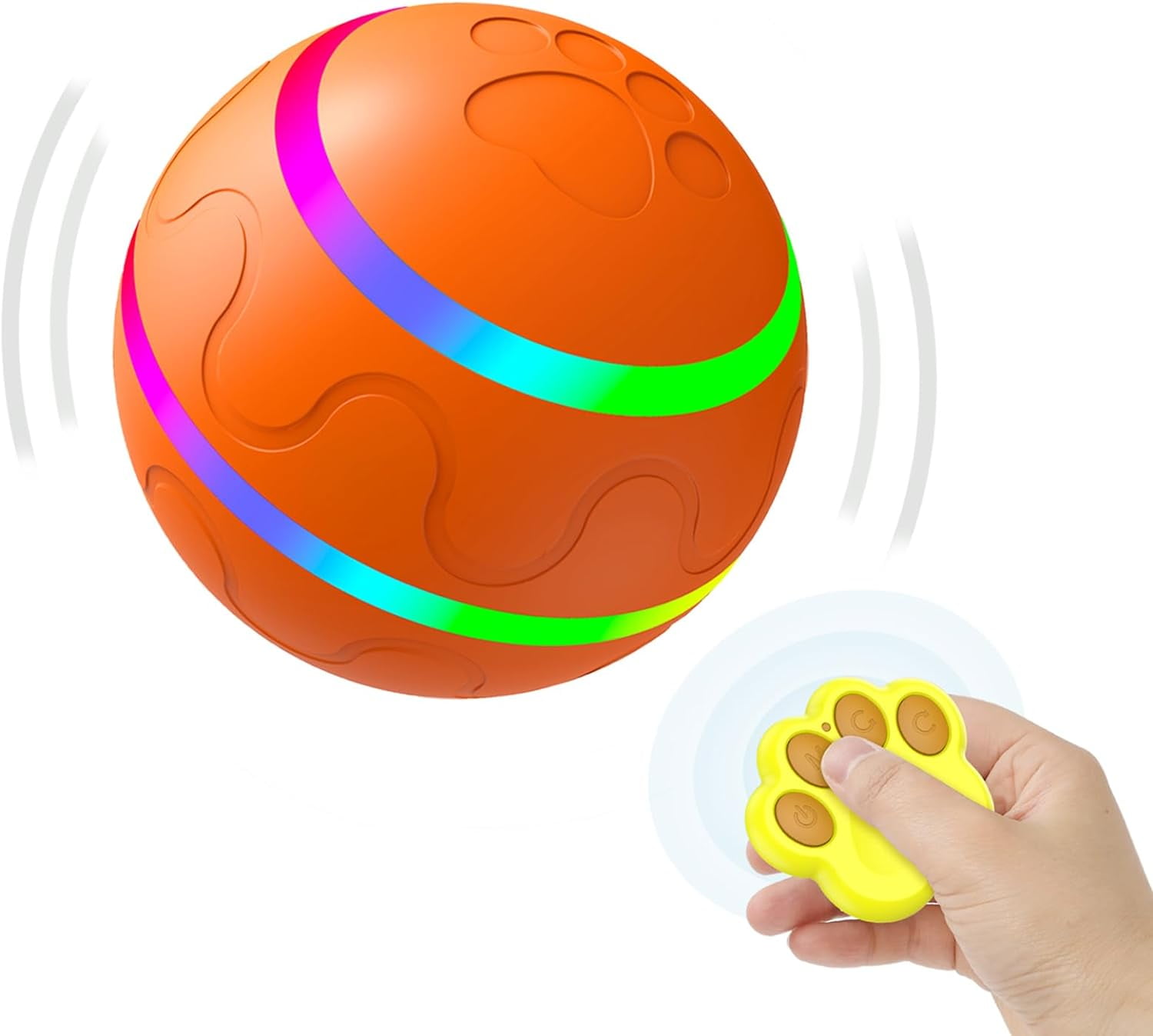 NETRCO Interactive Dog Toys Ball, Active Wicked Dog Ball with Remote ...