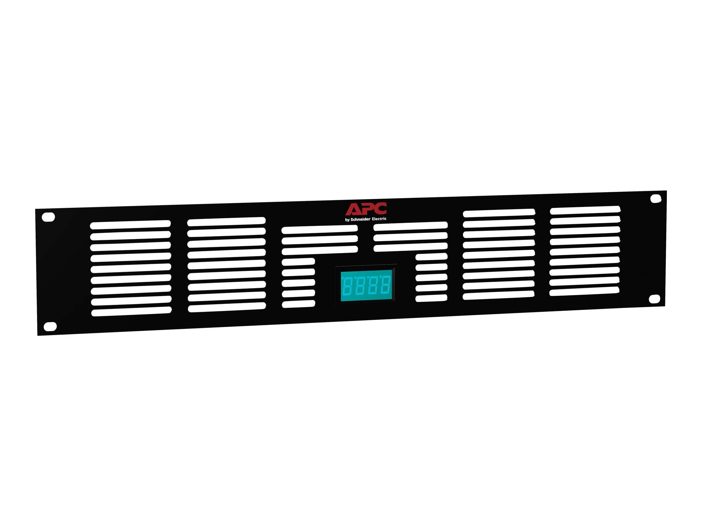 NETSHELTER AV VENT PANEL WITH TEMPERATURE DISPLAY 2U - Walmart.com