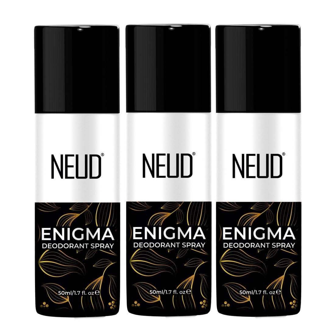 NEUD Enigma Unisex Deodorant Body Spray Combo Set of 3 x 50ml Each ...