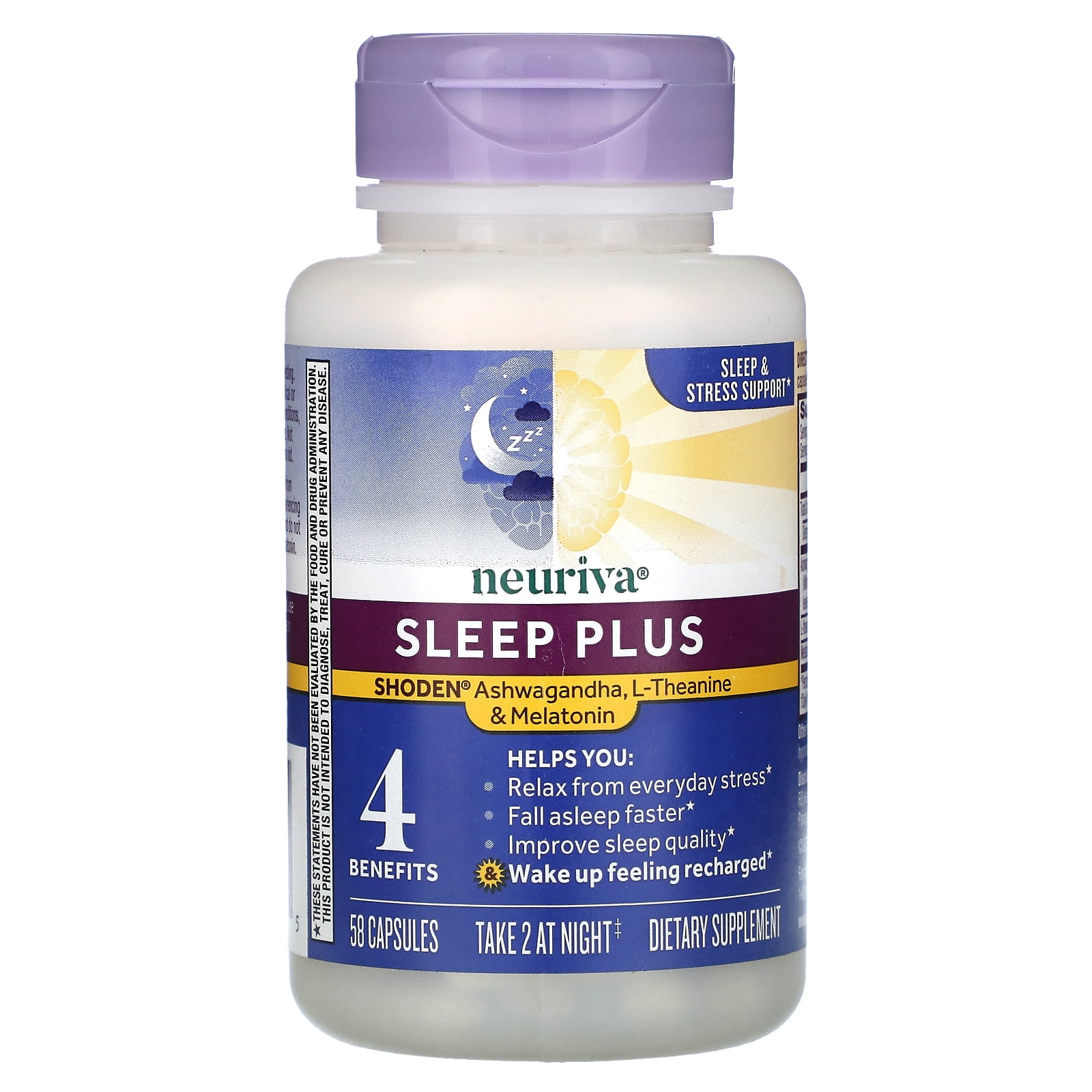 Schiff Neuriva Sleep Plus, 58 Capsules - Walmart Business Supplies